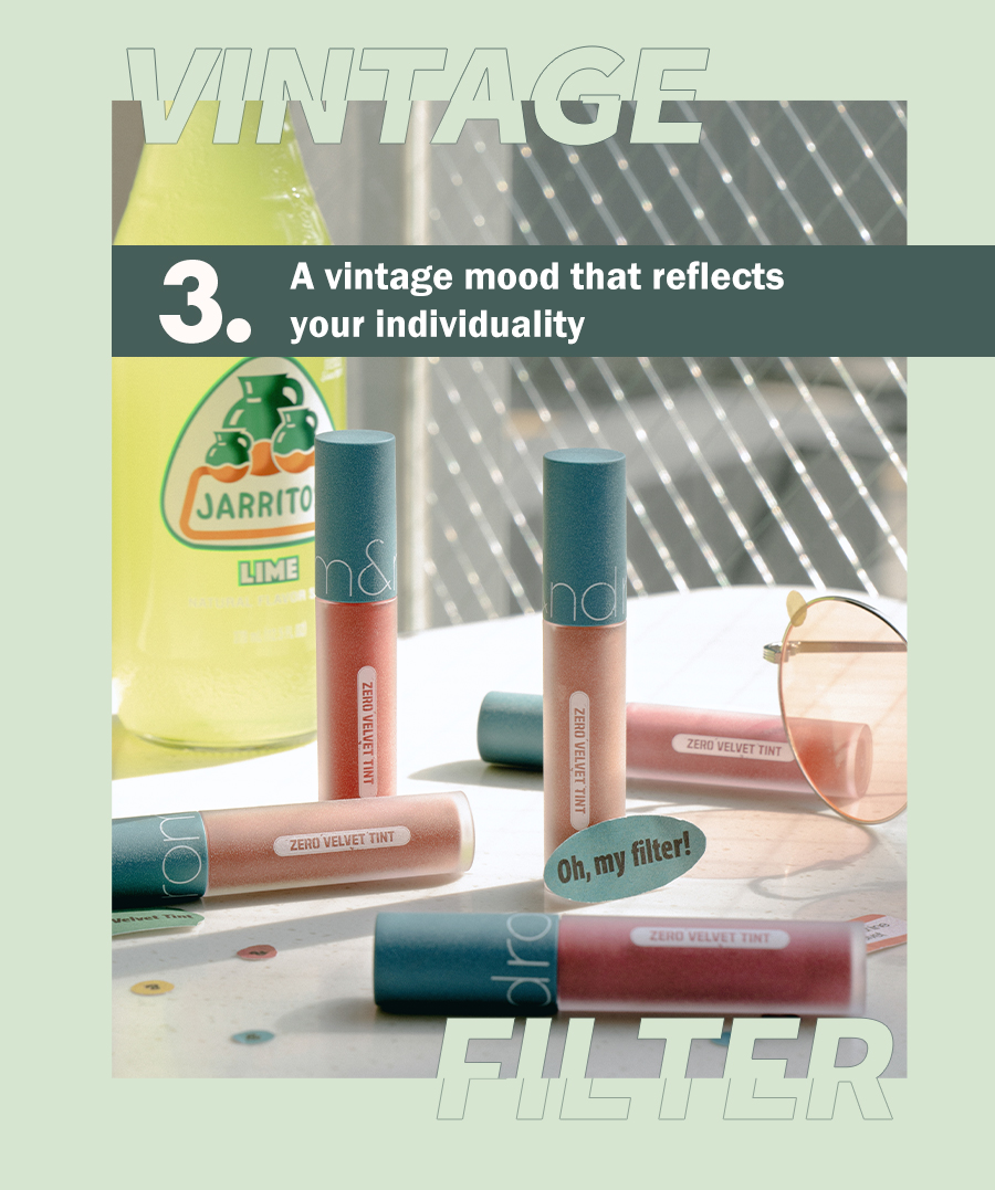[rom&nd] Zero Velvet Tint Vintage Filter (4 Colors) – Korean Direct