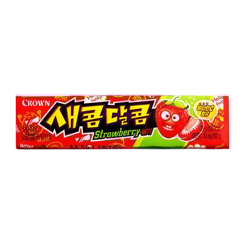 [Crown] Sweet&Sour Chewy Candy (Strawberry) – Korean Direct